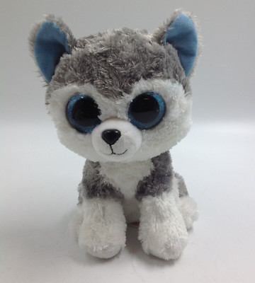 TY 9" Slush Husky Dog Beanie Baby Toy Stuffed Plush Animal Collectible ...