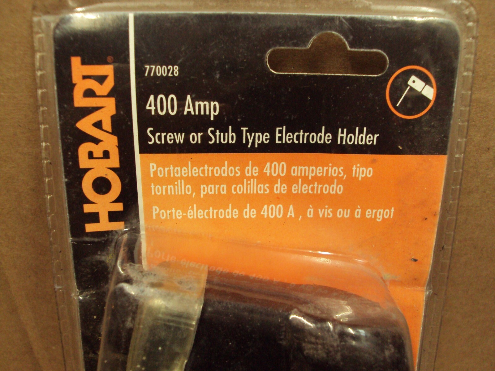 Hobart 770028 Welding Holder Electrode 400 Amp - Screw Type 1 for sale ...
