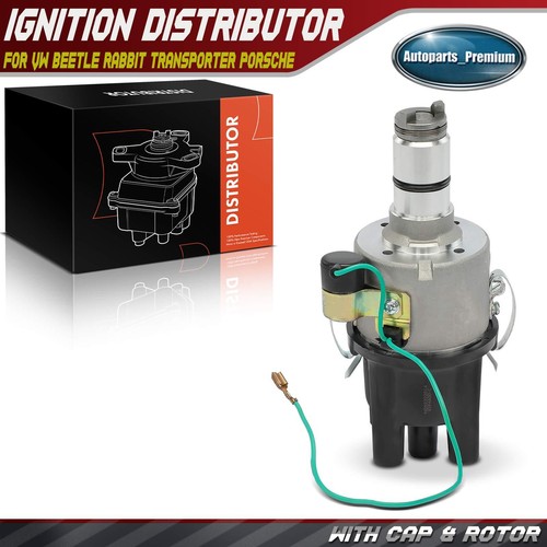 Ignition Distributor w/Cap & Rotor for VW Beetle Rabbit Transporter ...