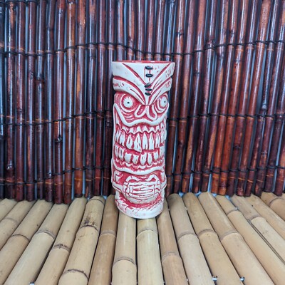 Frankie's Tiki Room Red Coral Lava Letch II Tiki Mug Big Toe Tiki Farm ...