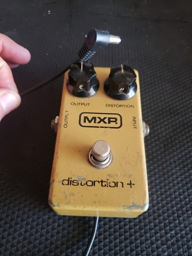 MXR BLOCK LETTER Distortion Plus - Vintage 1975 - 1978 - with power supply mod | eBay