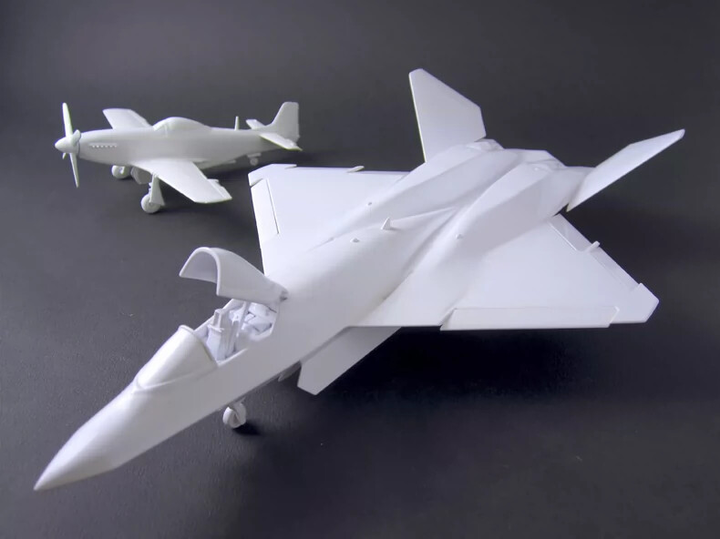 3D Printed 1/72 Northrop YF-23 Black Widow Fighter, USA Unpainted Model ...