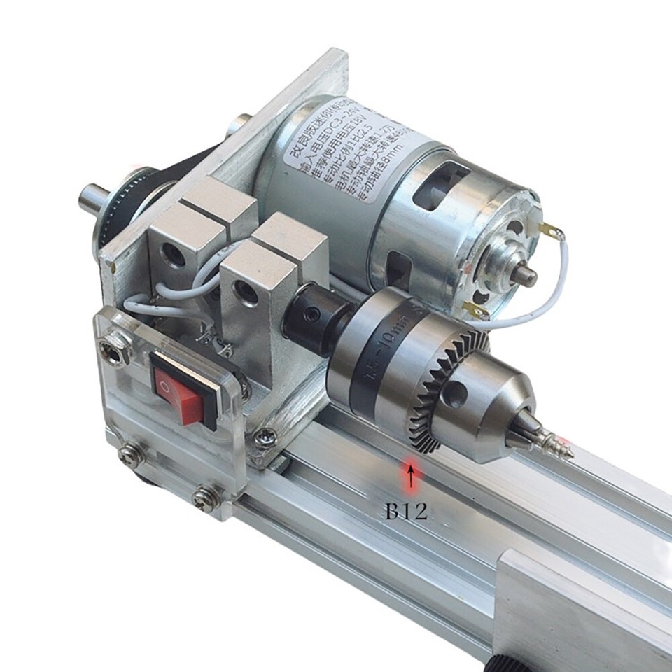 Mini Lathe Adjustable Mini Grinding Polishing Machine Woodworking Lathe ...