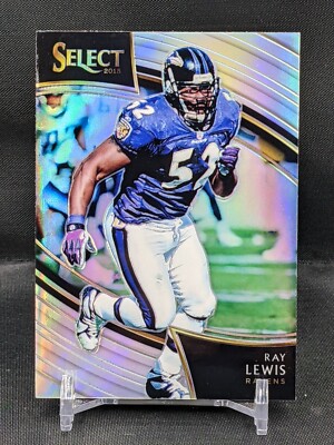 2018 Panini Select Field Level Silver Prizm Ray Lewis #292 HOF | eBay