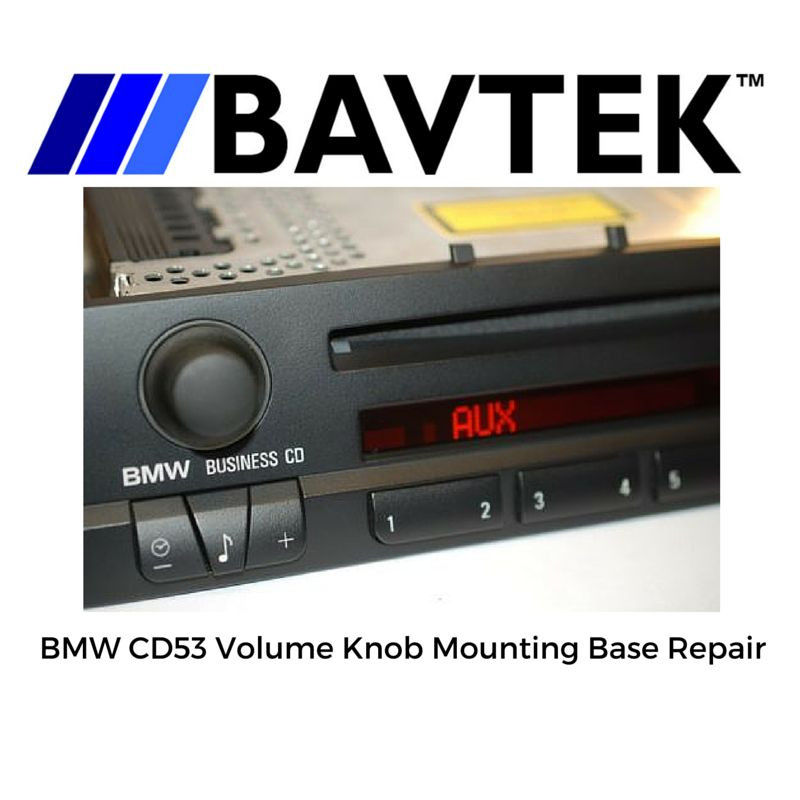 BMW E46 CD53 BUSINESS CD PLAYER RADIO VOLUME KNOB CONTROL BUTTON REPAIR ...