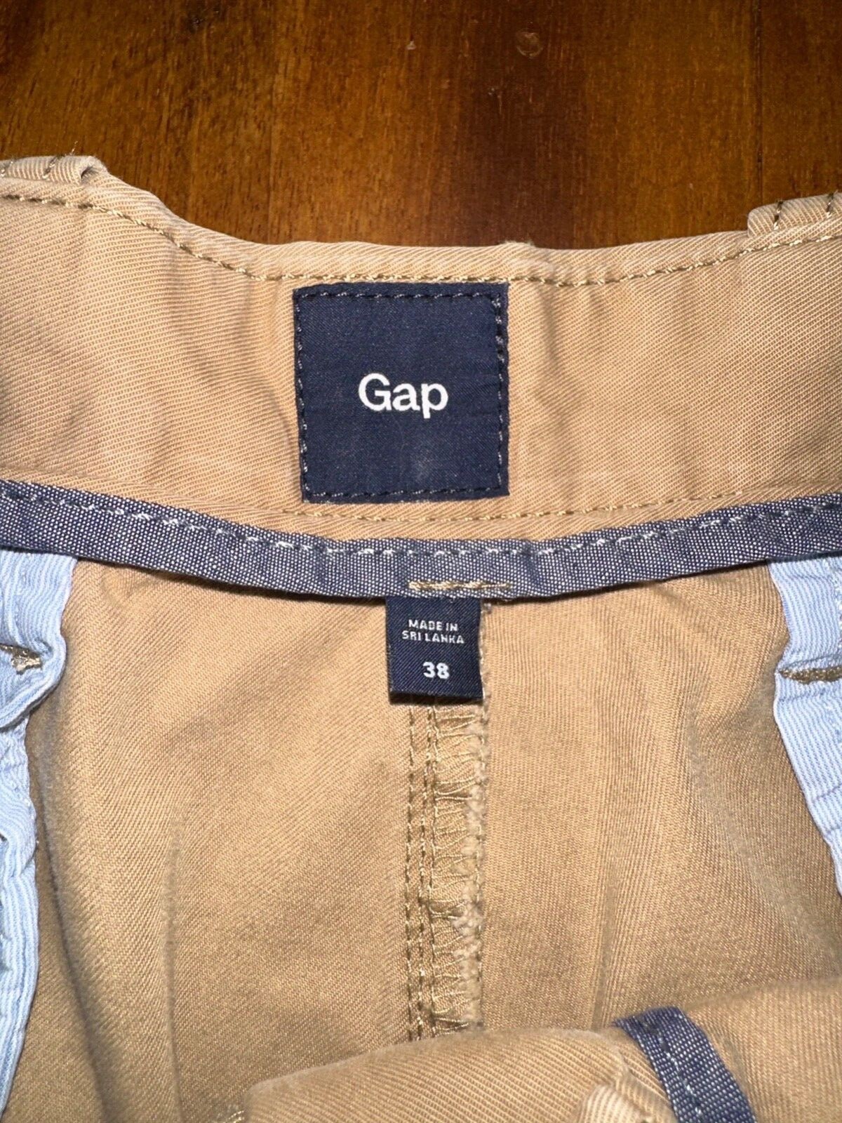 Men's Gap Flat Front Khaki Shorts, Size 38 Inseam 8" | eBay