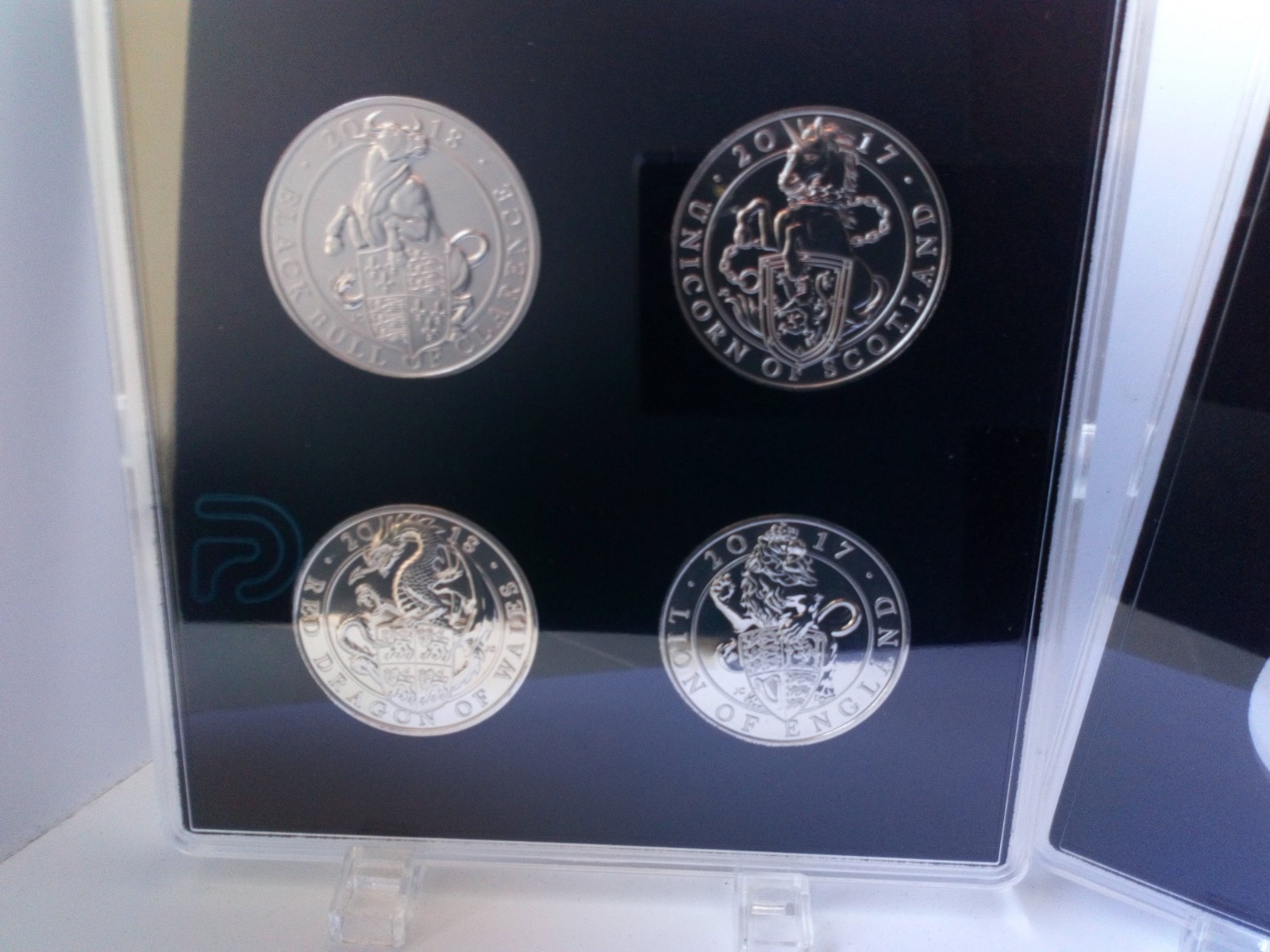 ACRYLIC COIN DISPLAY CASES FOR OLD 50p, NEW 50p,10p,1 pound,2 POUNDS ...