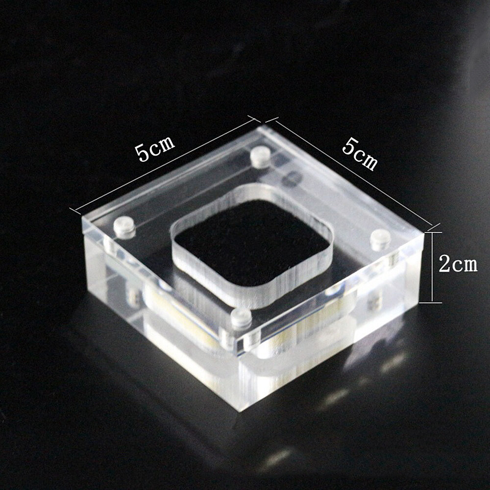 Loose Diamond Display Case Jewelry Storage Box Gem Holder Container ...