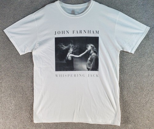 JOHN FARNHAM Whispering Jack Concert 2011 Shirt White Unisex S-2345XL ...