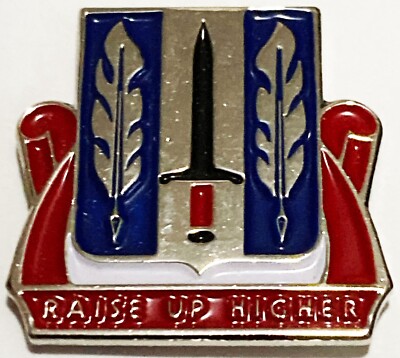 US Army Crest DI / DUI Pin: 516th Personnel Service Battalion Korean ...