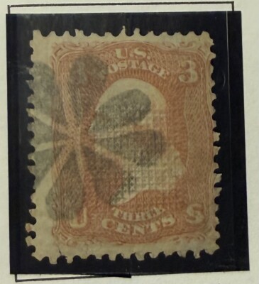 US Scott# 88 3c George Washington Rose w/ E Grill Used | eBay