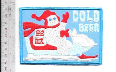 Snowmobile Beer Miller Highlife Snowman and Cold Miller Beer on Sl Vel ...