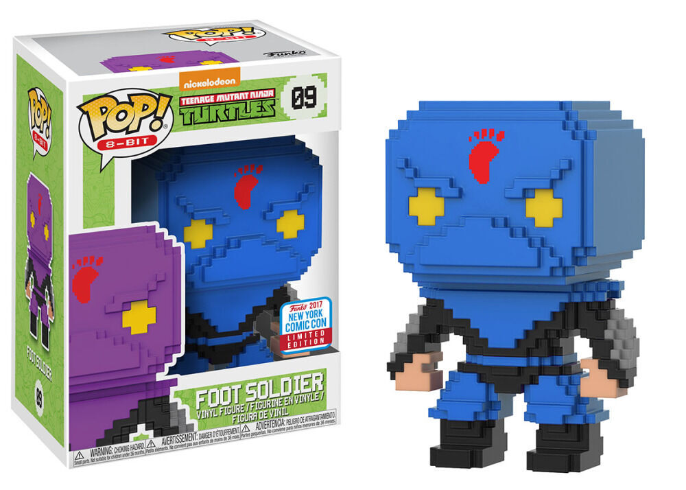 Funko Pop! 8-Bit: Teenage Mutant Ninja Turtles - Foot Soldier - New ...