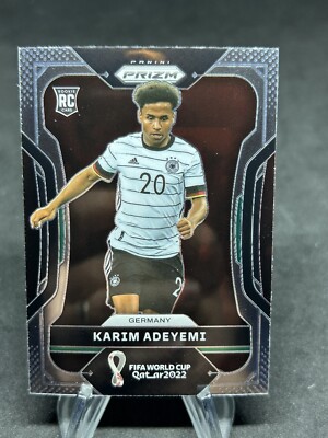 Karim Adeyemi RC 2022 Panini Prizm FIFA World Cup Qatar Rookie Germany ...
