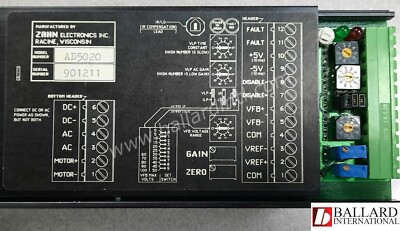 Zahn Electronics AD5020 4 Quadrant Pure DC Servo Amplifier | eBay