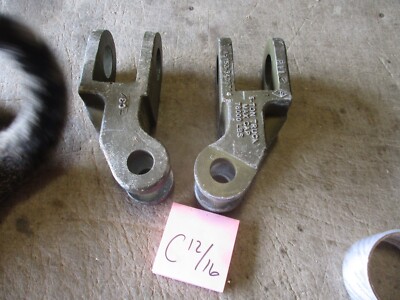 1 Pair NOS Tow Bar Connectors 1.5"x1" for Oshkosh Heavy Military Tow ...