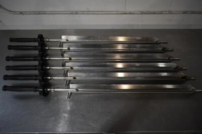 Lot 5 Old Hickory Used Rotisserie 239 Angled V Spit Skewer N3G N4G N5G ...