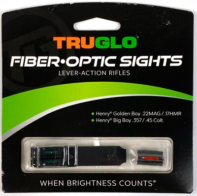TruGlo Henry 22 WMR Golden Boy 45 Colt Big Boy Rifle Fiber Optic Sights ...