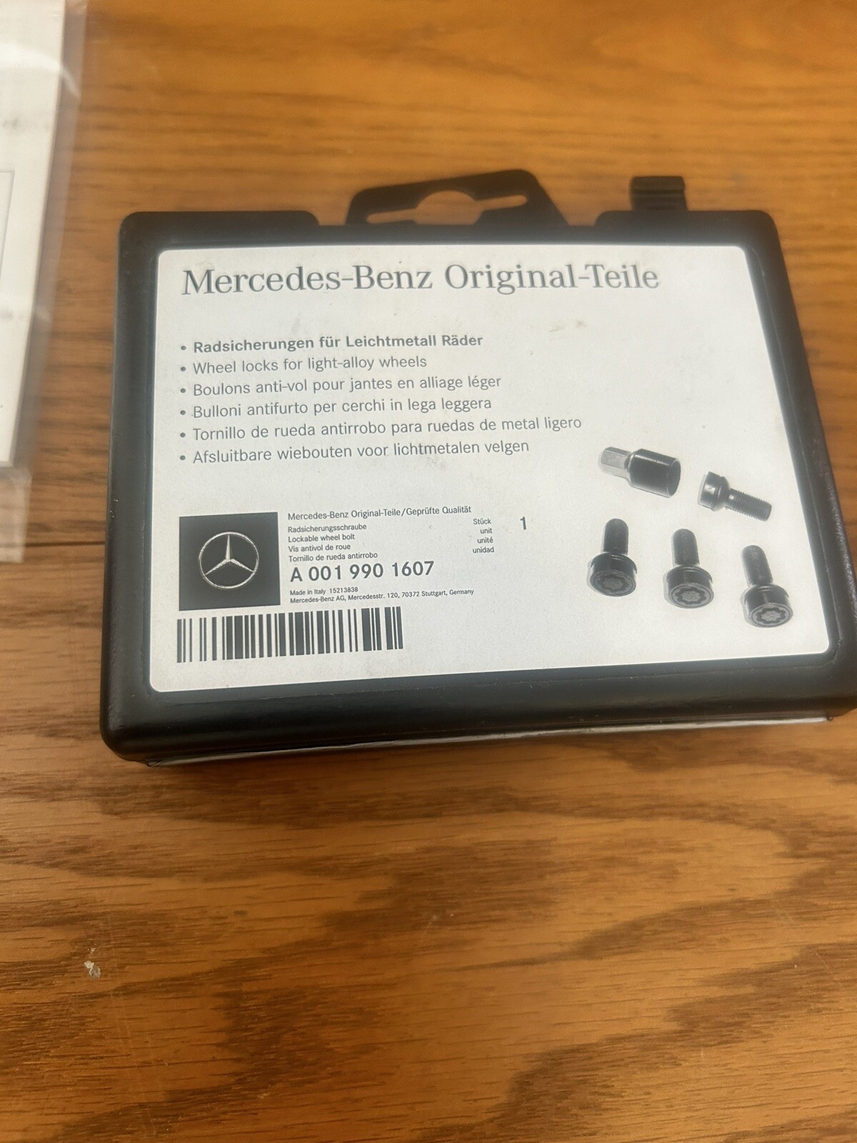 MERCEDES BENZ Wheel 3 Locks for Light Alloy Wheels Factory OEM A001 990 ...