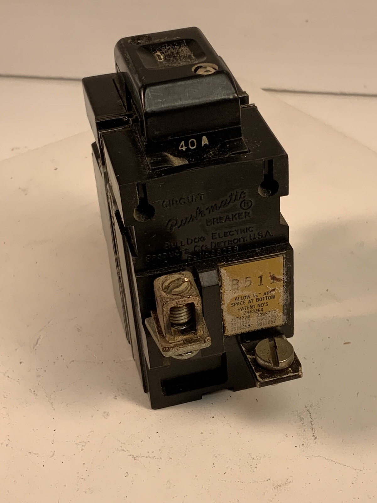 PUSHMATIC 40 Amp 2 Pole Type P240. 31240 Circuit Breaker. Used | eBay