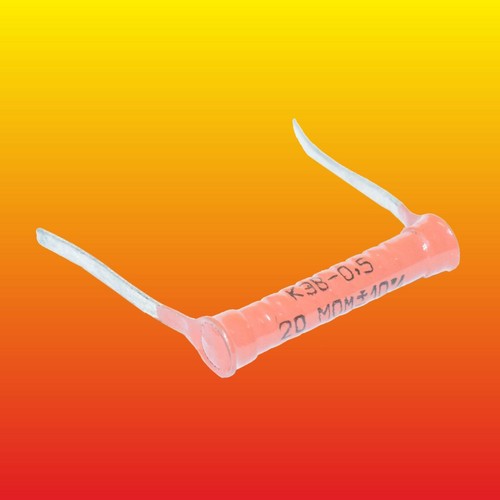 20M 10% 0.5W 3.5kV LOT OF 2 RUSSIAN HIGH VOLTAGE FILM RESISTORS KEV-0.5 ...