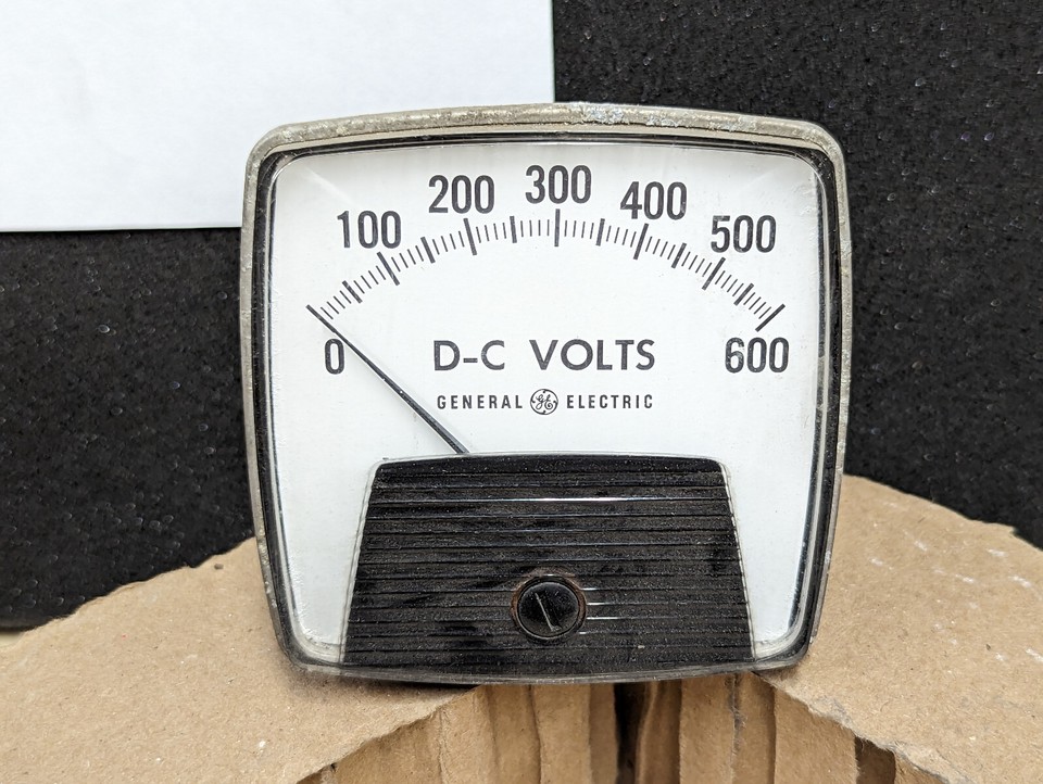 GE voltmeter DC 0-600A 50-162011SJSJ2 | eBay