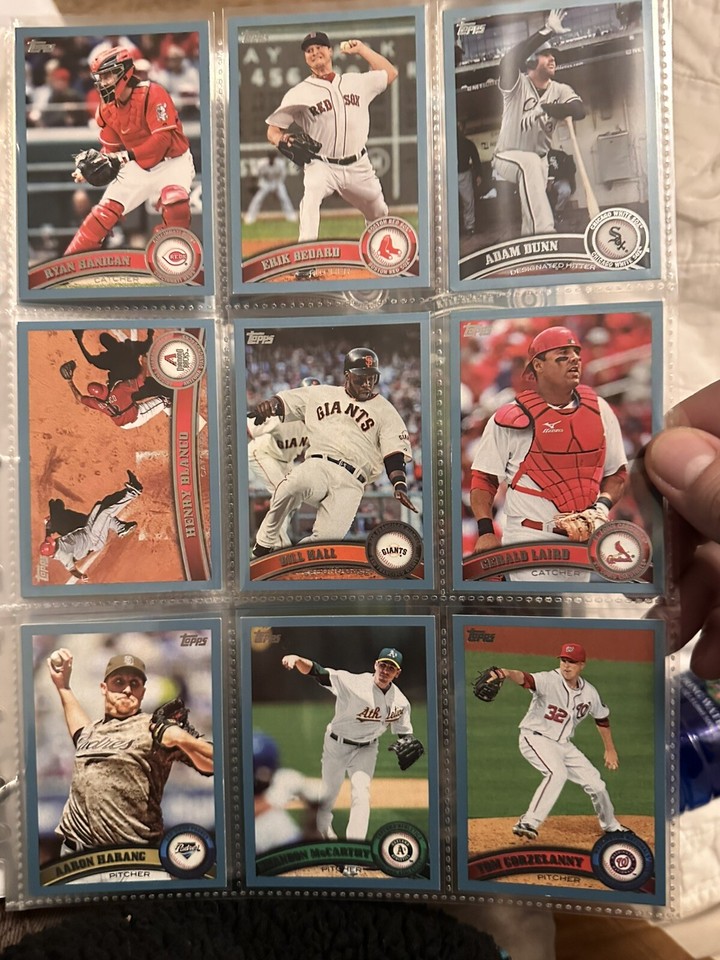 2011 TOPPS Update WALMART BLUE Parallel Baseball Card Lot | eBay