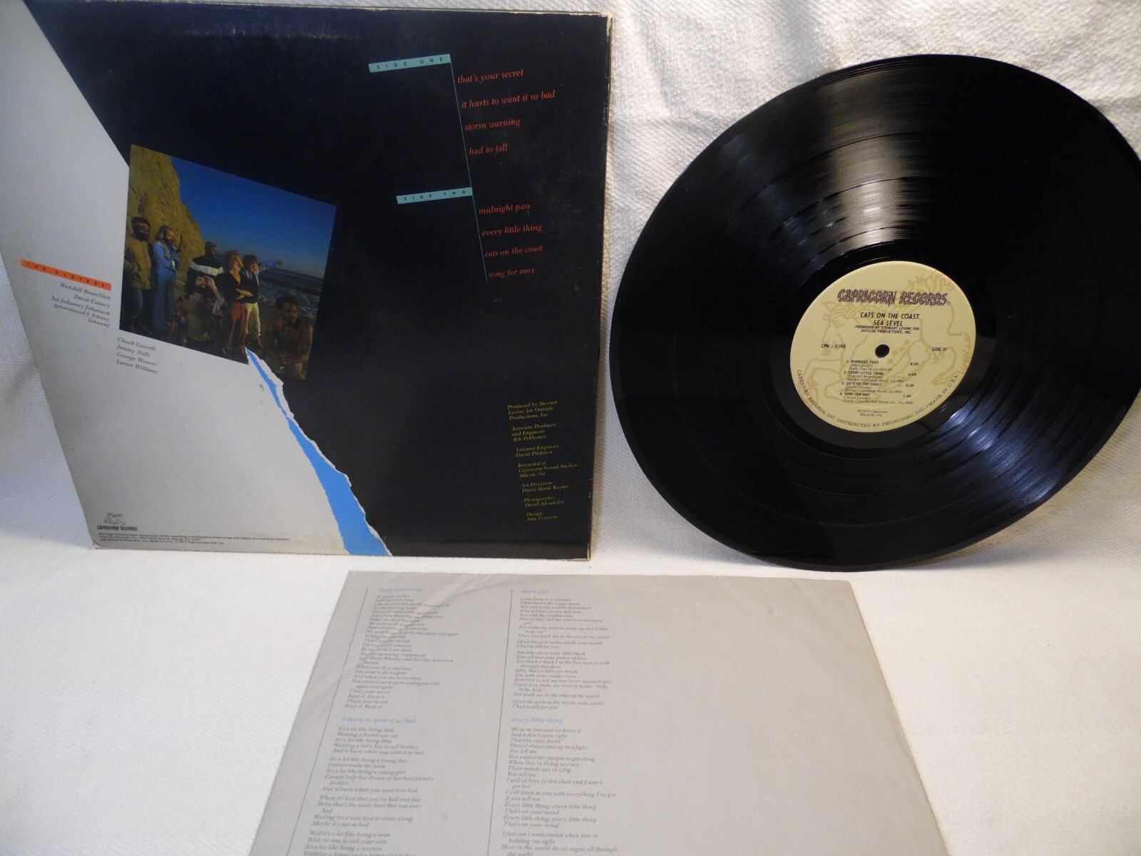 Sea Level - "Cats on the Coast" - LP Album | eBay