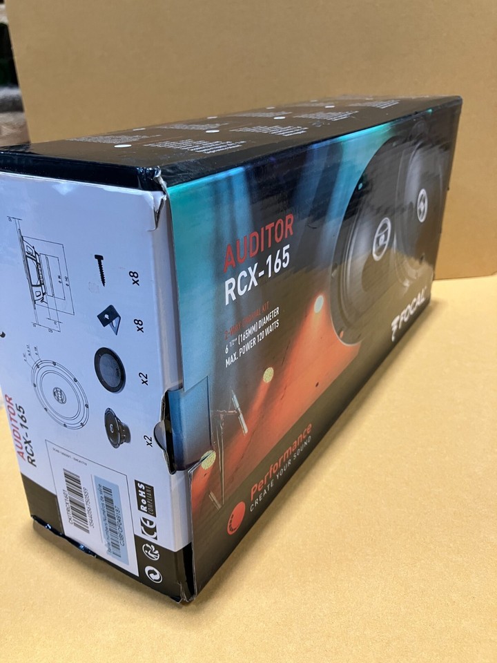 Focal RCX -165 Auditor Series 2 Way 6.5" Car Door Coaxial Speakers 60w ...