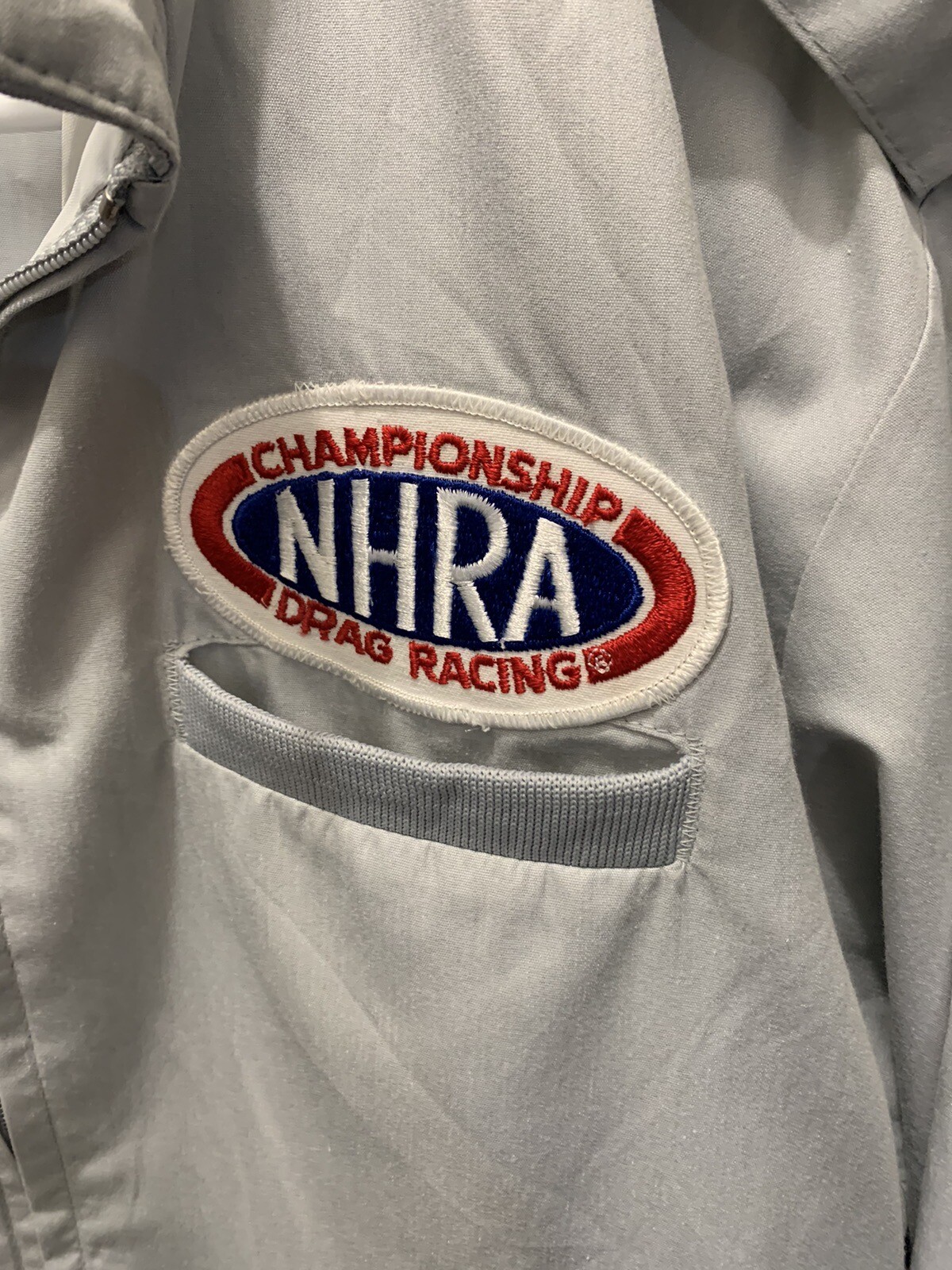 VTG 1980s NHRA Championship Drag Racing Pit Crew Jacket Size L ...