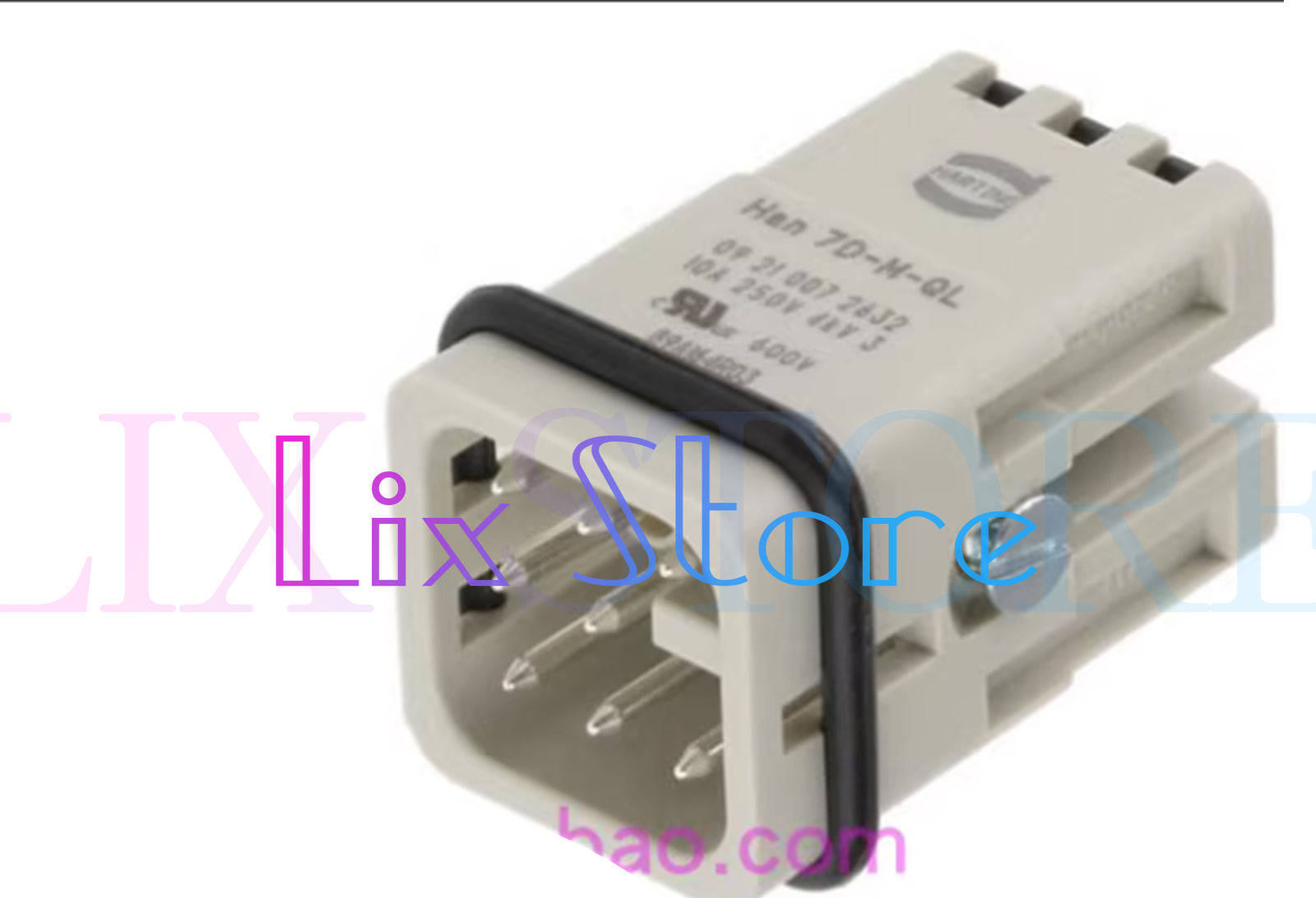 QTY:1 Heavy Duty Connector 09210072632 HAN 7D Quick Wiring with Pin ...