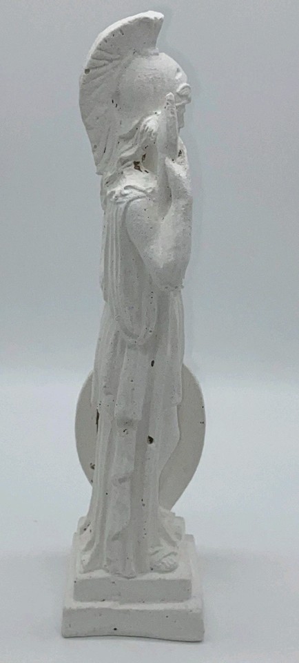 Athena Statue 9.75” Tall Alabaster Athena Greek Goddess Statue Minerva ...