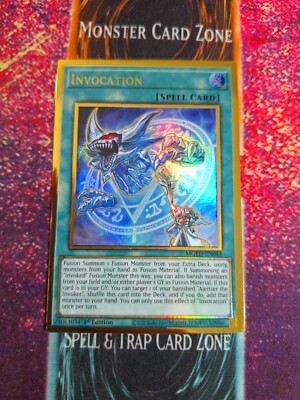 Yu-Gi-Oh! Invocation MGED-EN044 Premium Gold Rare 1st Edition Near Mint ...