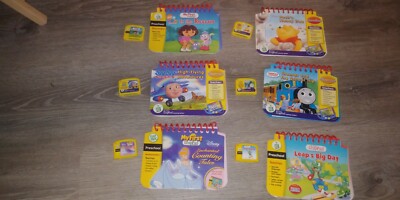Leap Frog My First Leap Pad Lot of 6 Flip Books & 6 Cartridges ...