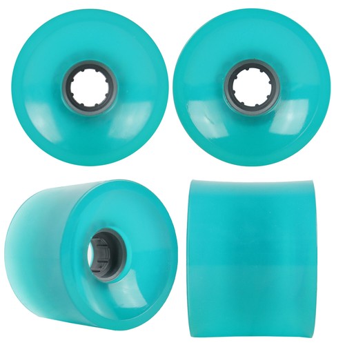 Blank Longboard Wheels 69mm x 52mm Aqua USA Centerset 78A | eBay