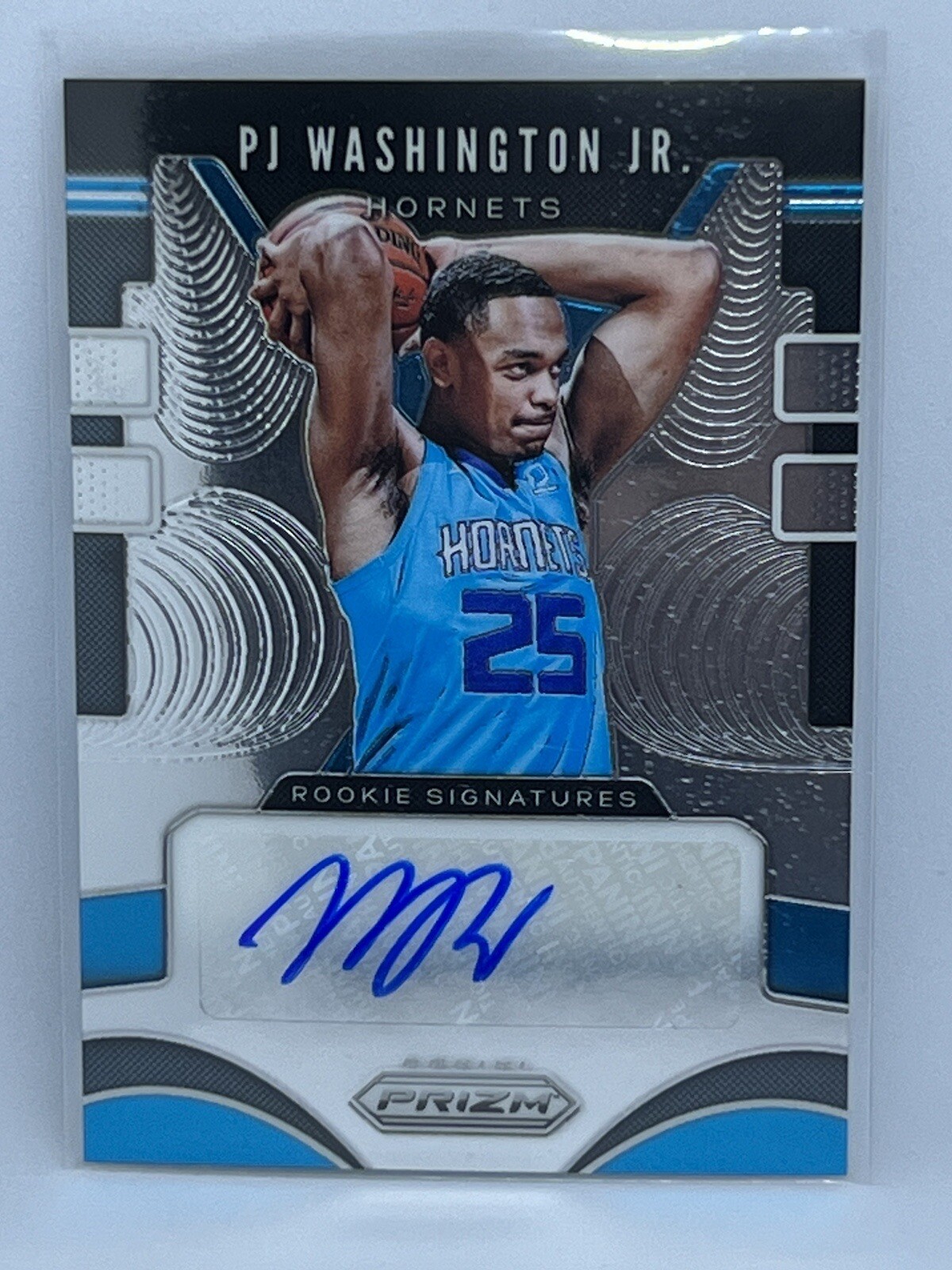 PJ Washington Jr. 2019-20 PRIZM ROOKIE SIGNATURES AUTOGRAPH Charlotte ...