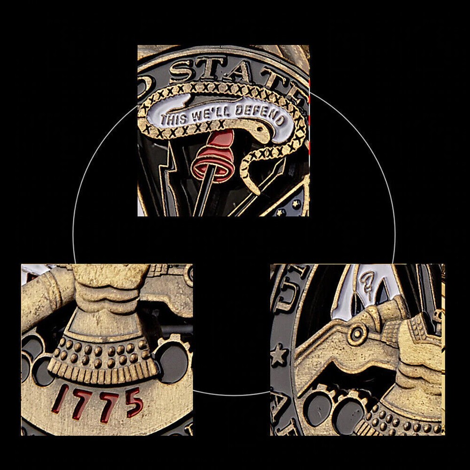 Army US Military Coin Challenge Strong Collectible 1775 Commemorative ...