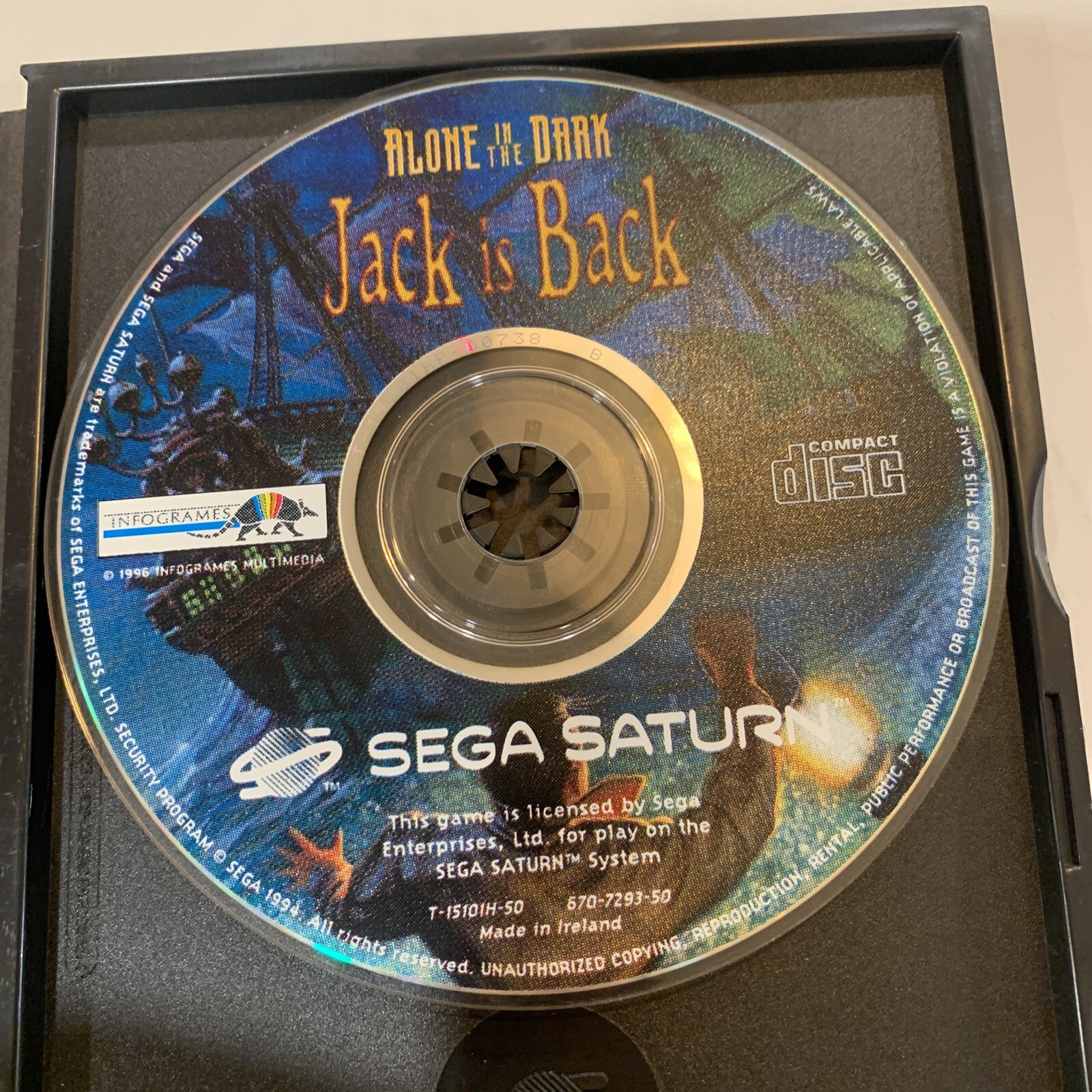 Alone in the Dark: Jack Is Back Sega Saturn PAL EUR CIB US Seller | eBay