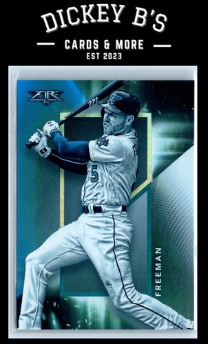 2019 Topps Fire En Fuego Blue Chip #EF-18 Freddie Freeman Atlanta ...