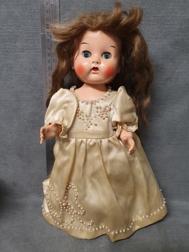 Vintage Reliable Toys Plastic Susie Walker Doll 1954 12" Rare Molded ...