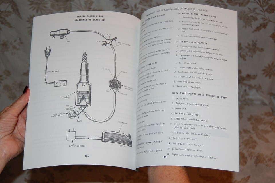Professional Full Edition Service Manual for Singer 401 & 401A Sewing ...