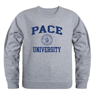 Pace University Setters Seal Crewneck Sweatshirt Sweater | eBay