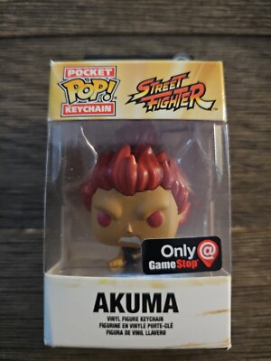 Akuma Street Fighter Funko Pocket Pop KeyChain 2017 Vaulted Game Stop ...