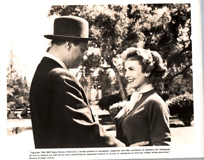 Red Skelton + Janet Blair in Public Pigeon No. 1 (1956) Vintage Photo M ...