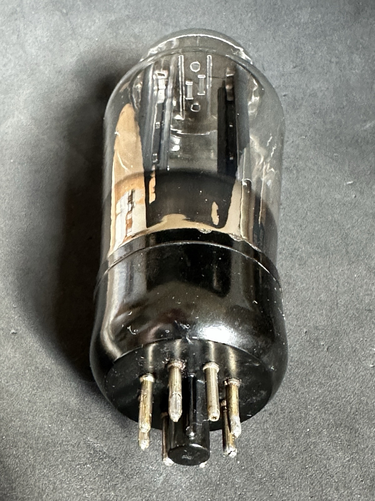 RARE MARCONI U52 5U4G BLACK PLATE UPTURNED CUP GETTER 1940s PRODUCTION ...