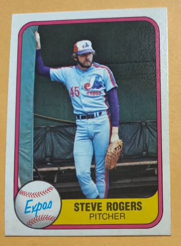1981 FLEER BASEBALL CARD STEVE ROGERS / EXPOS #143 | eBay