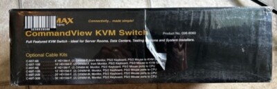 Signamax COMMANDVIEW 6-PORT KVM SWITCH Factory Sealed NIB NOS NEW ...
