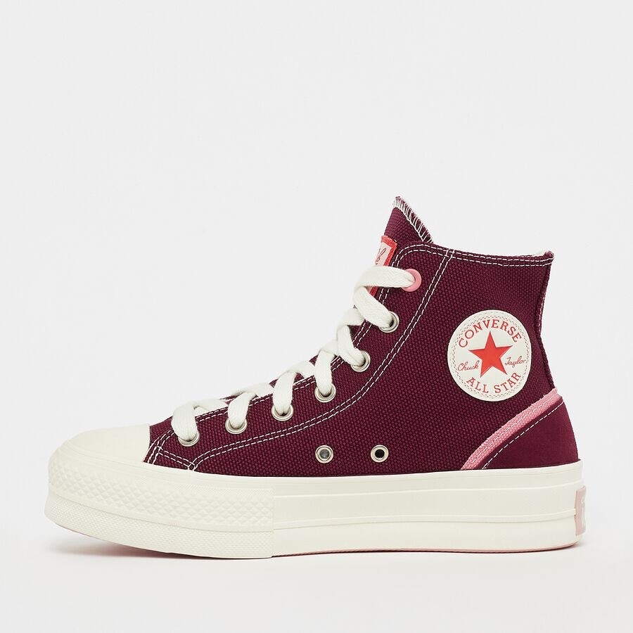 Converse Chuck Taylor All Star Lift Hi Women’s Athletic Sneaker Red ...