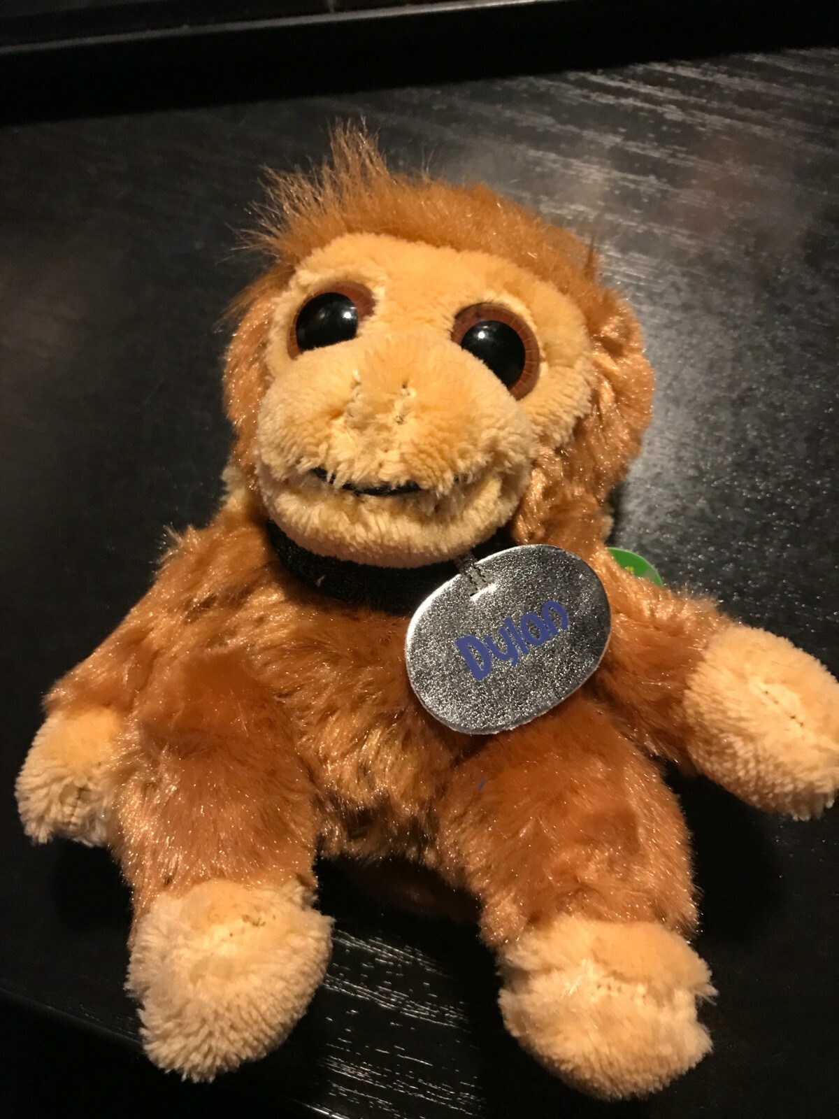 My Petz 17cm Dylan Monkey Big Eyed Plush Stuffed Soft Toy Car Mirror ...