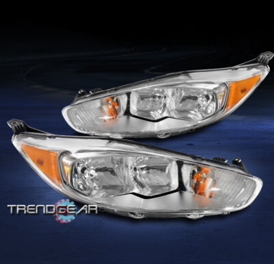 For 2014 2015 2016 2017 2018 Ford Fiesta Replacement Headlights Lamp ...